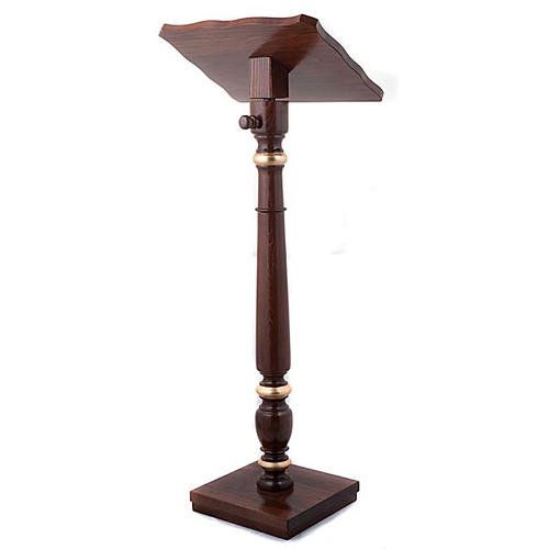 Golden decorated wood lectern | online sales on HOLYART.co.uk