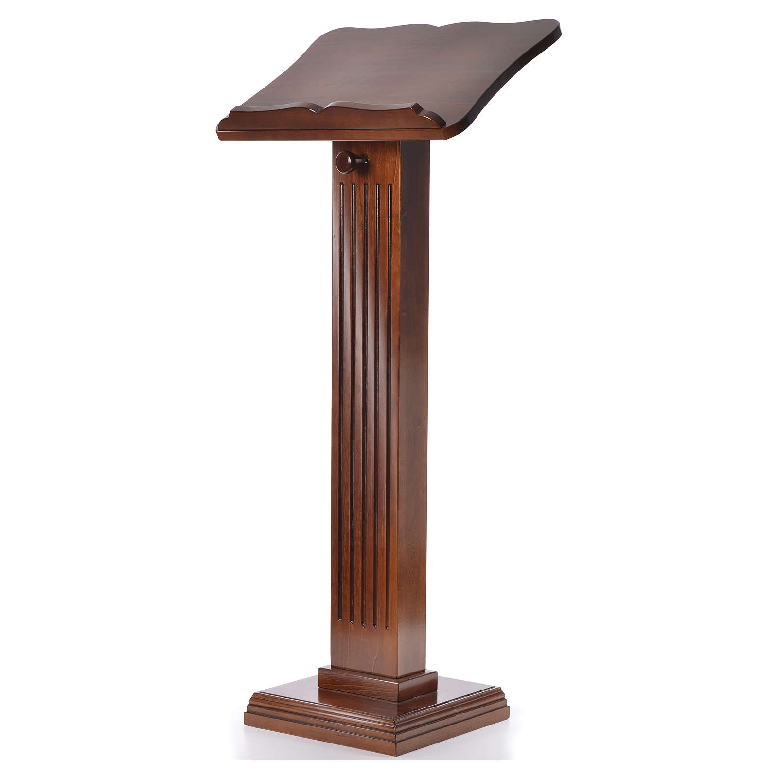 Púlpito nervuras madeira de nogueira patinada | venda online na HOLYART