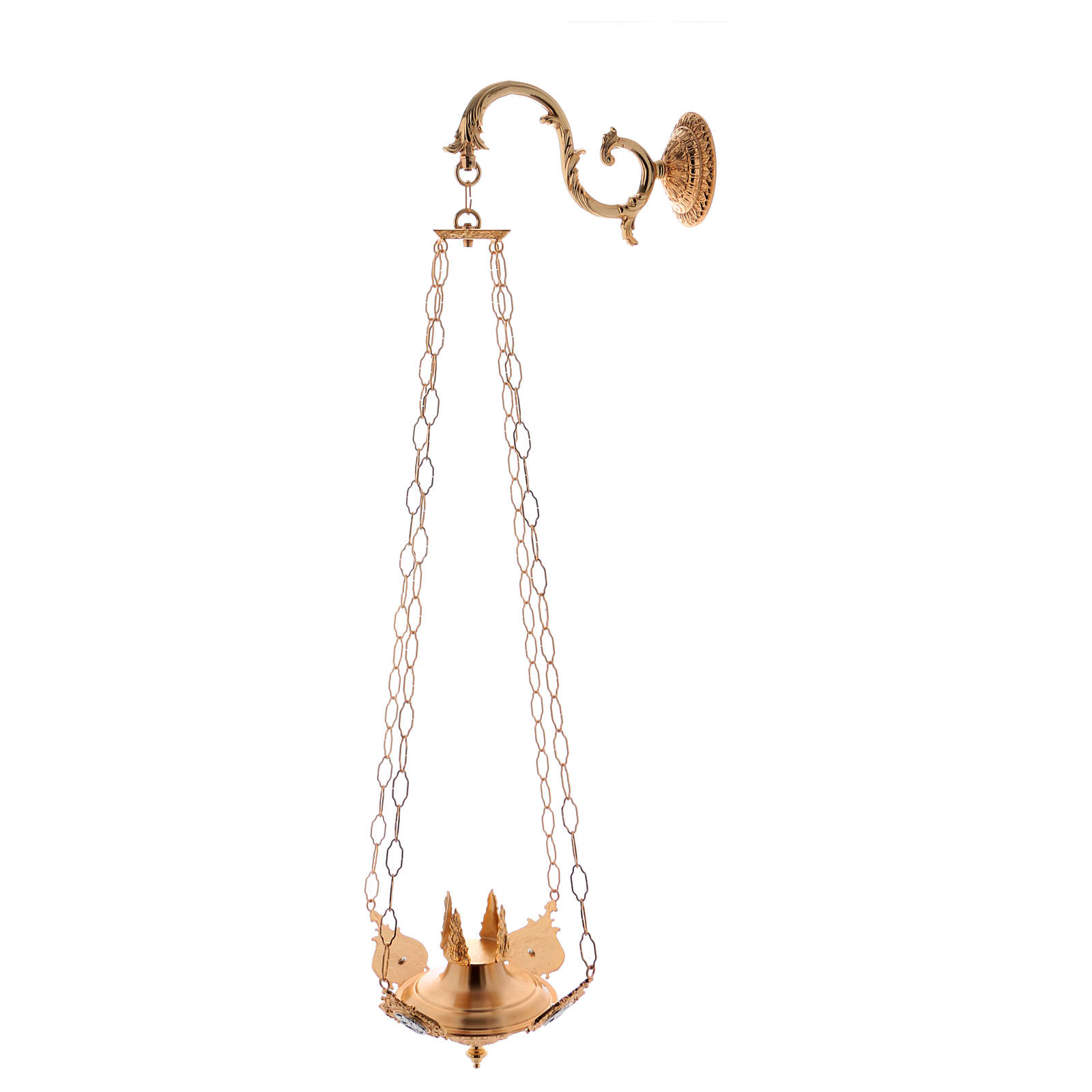 Hanging sanctuary lamp Four Evangelists, brass | online sales on ...