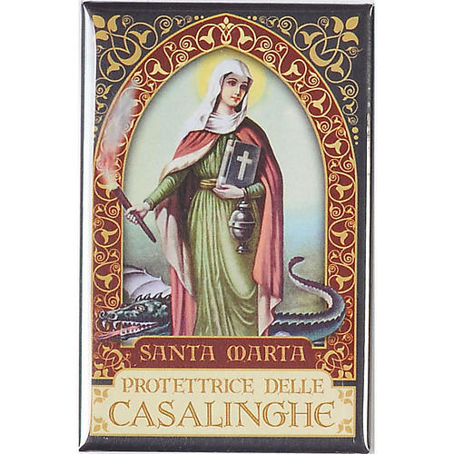 Saint Marta badge, gold | online sales on HOLYART.co.uk