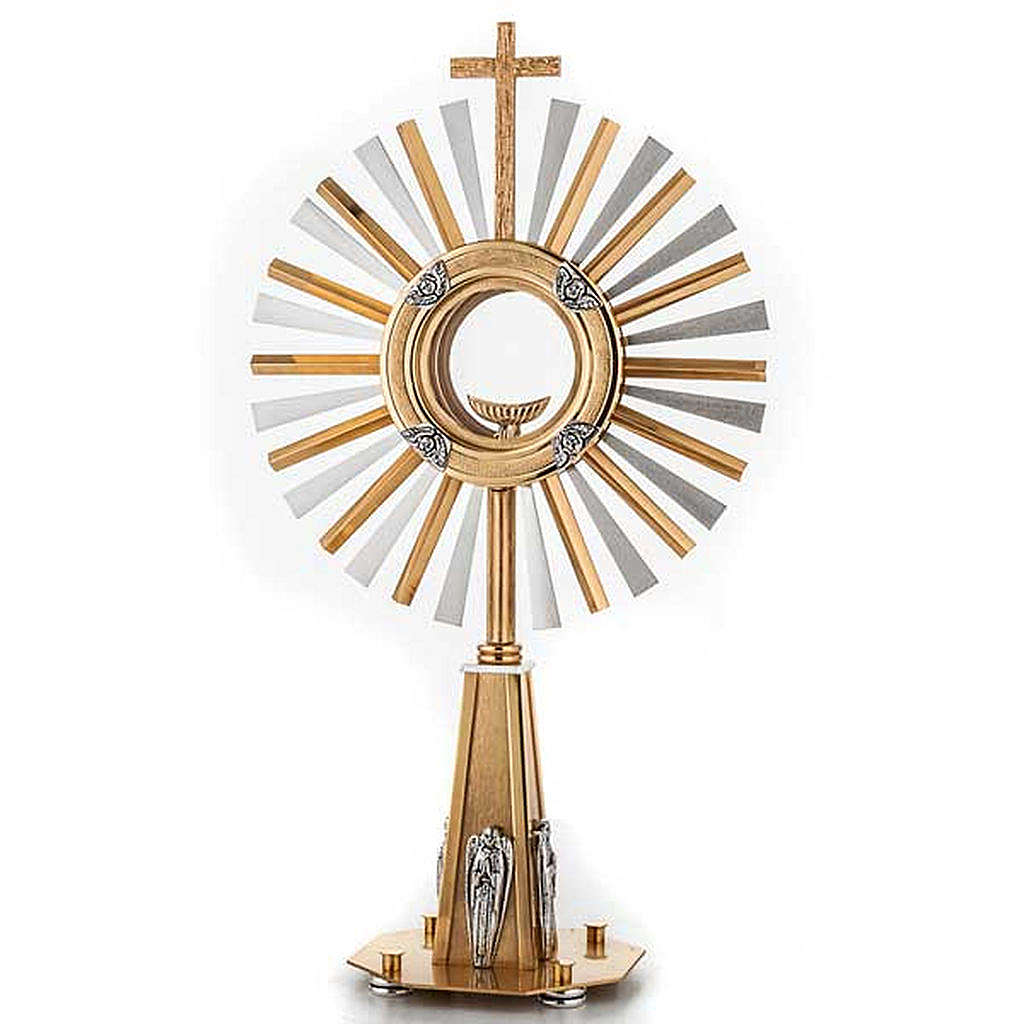 Monstrance ostensorium octagonal base | online sales on HOLYART.co.uk