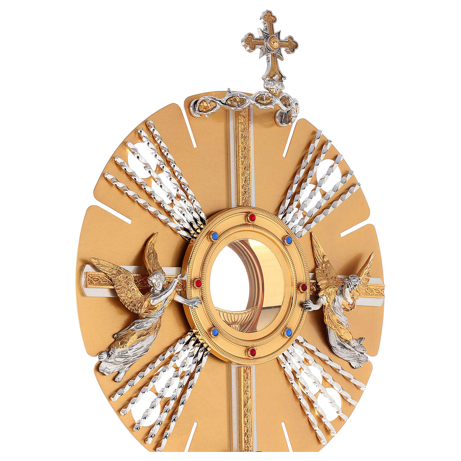 Monstrance Mary and angels | online sales on HOLYART.co.uk