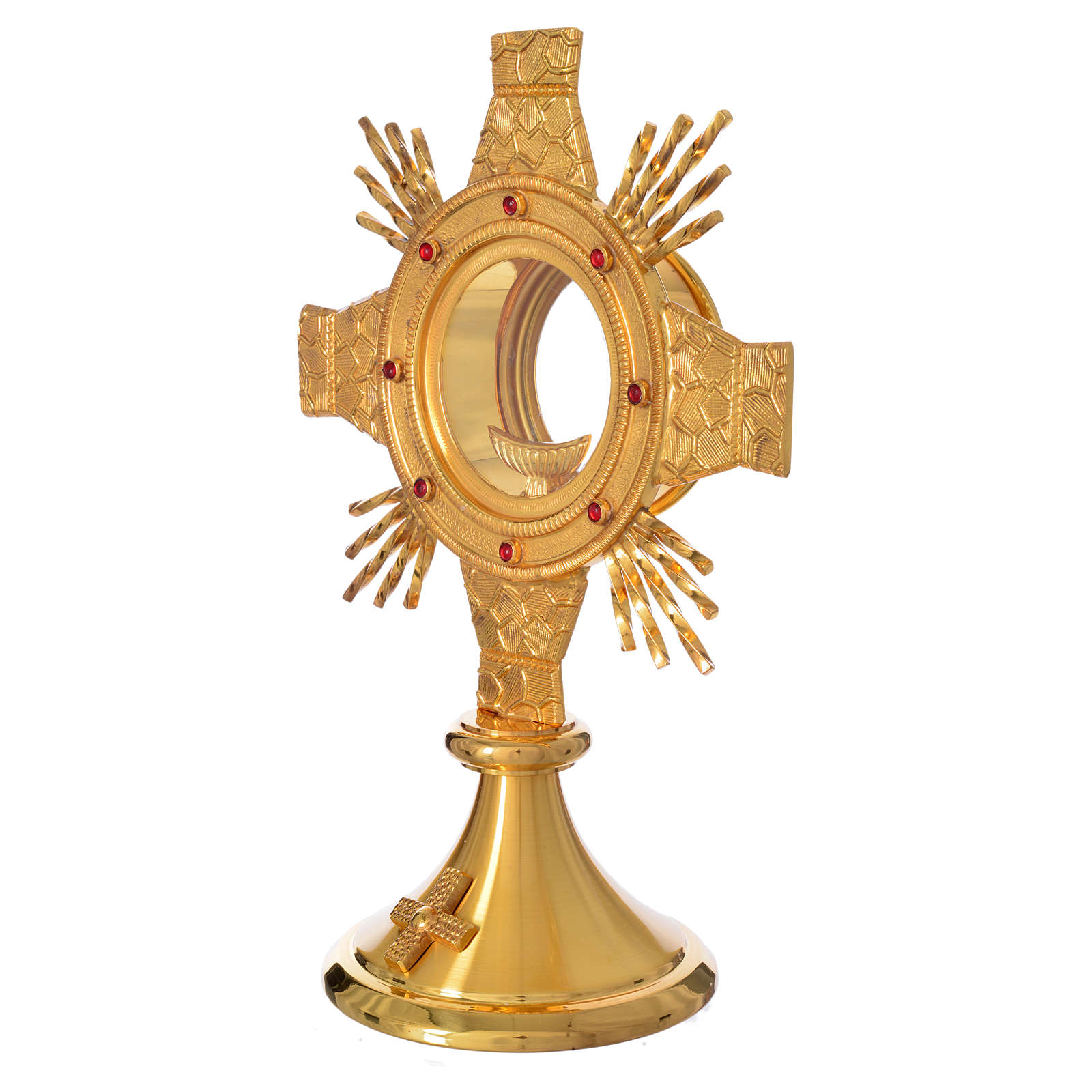 Monstrance for celebration host, with rays and cross | online sales on ...