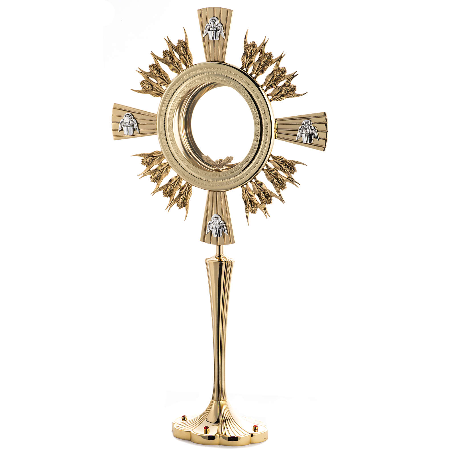 Monstrancja duża hostia 4 ewangeliści odlew mosiężny | sprzedaż online ...