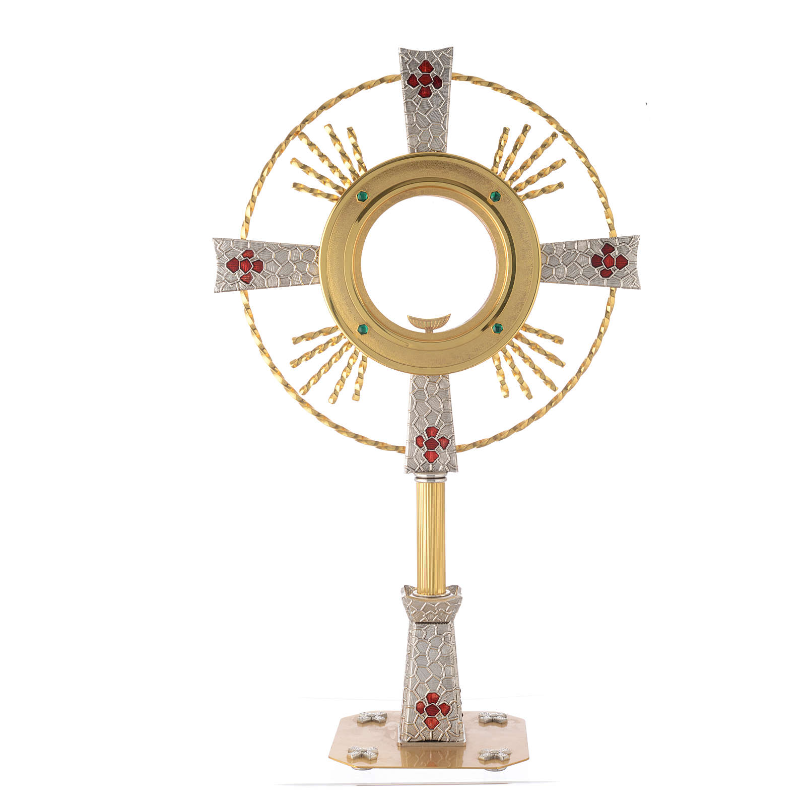 Monstrance Magna host with enamels | online sales on HOLYART.com