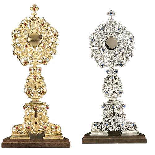 Reliquary Silver / Gold with Stones | online sales on HOLYART.co.uk