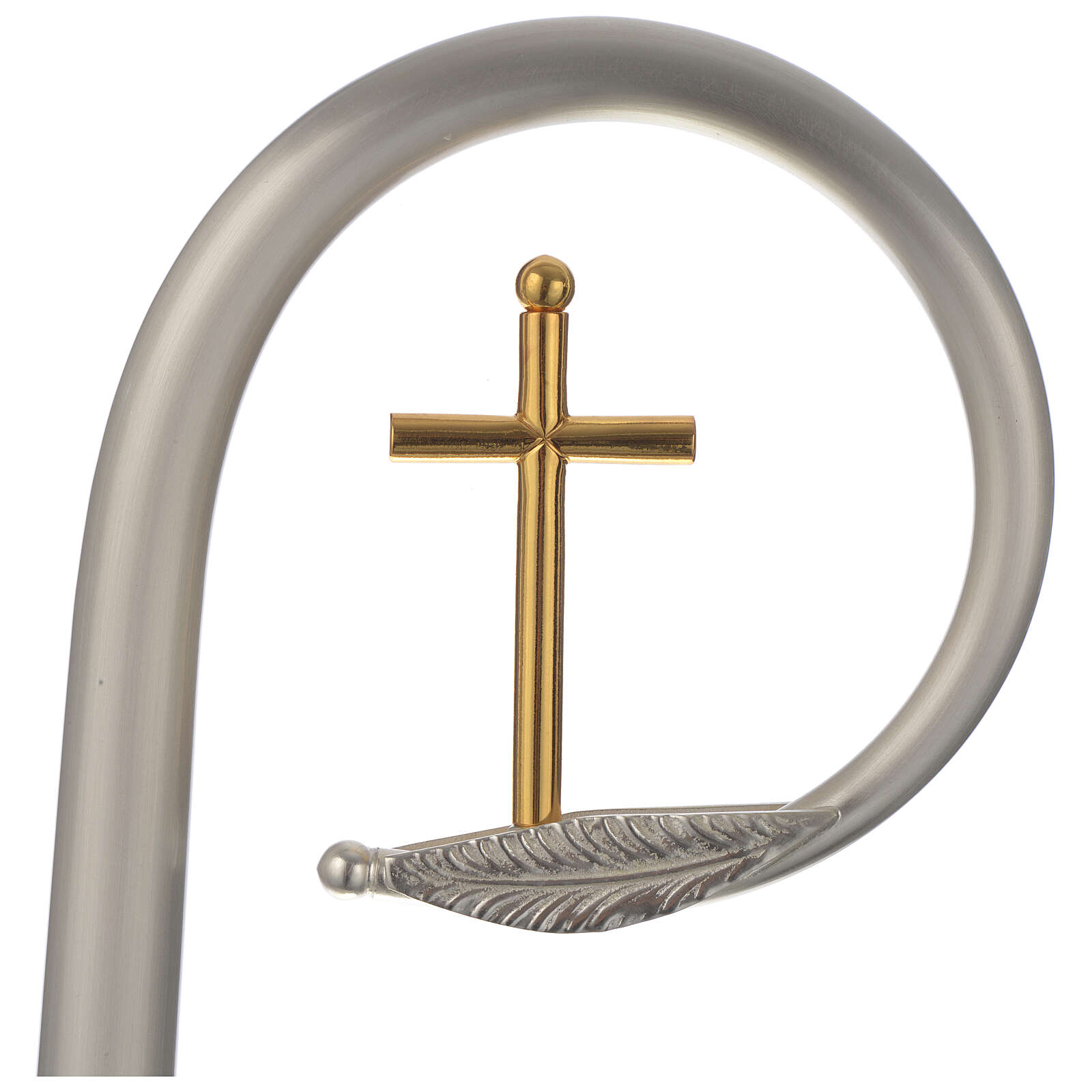 Pastoral staff with grapes, brass | online sales on HOLYART.com