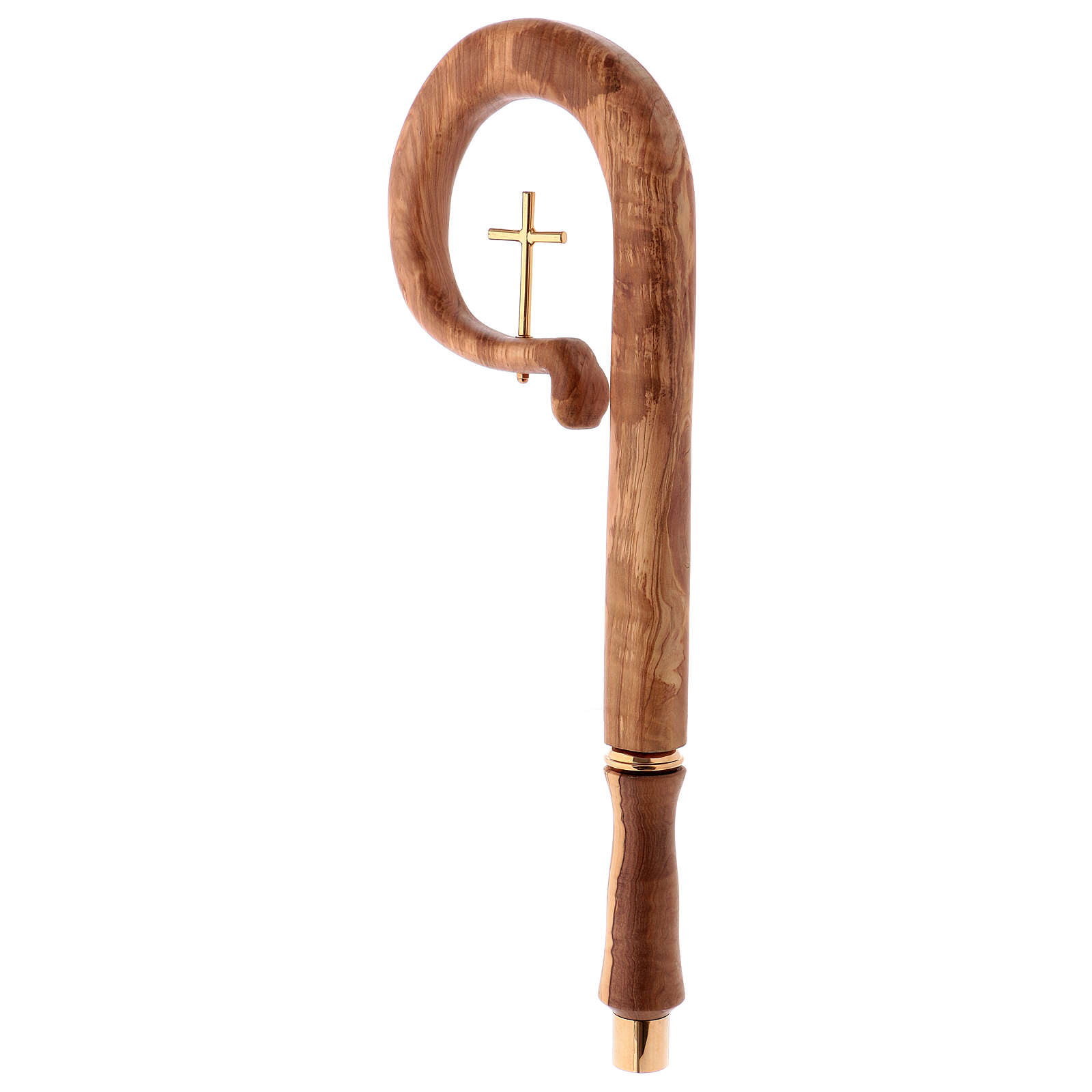 Olive wood crozier | online sales on HOLYART.co.uk