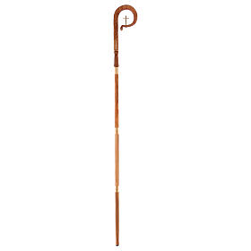 Báculo Pastoral madera dura de olivo Asís | venta online en HOLYART