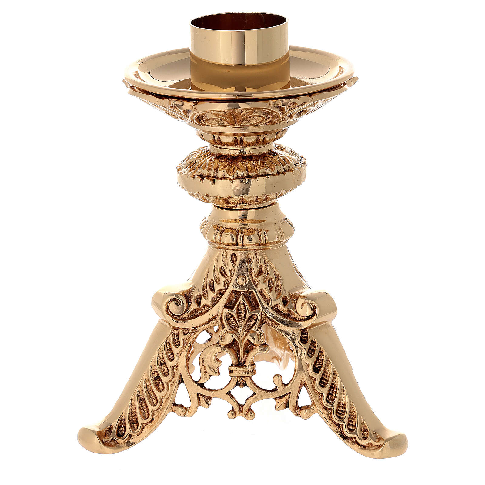 Candelabro gótico latón fundido | venta online en HOLYART