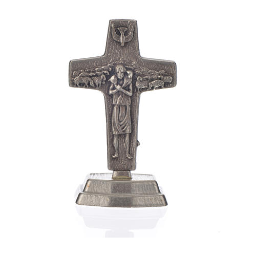 Black Rosary and cross, Pope Francis | online sales on HOLYART.co.uk