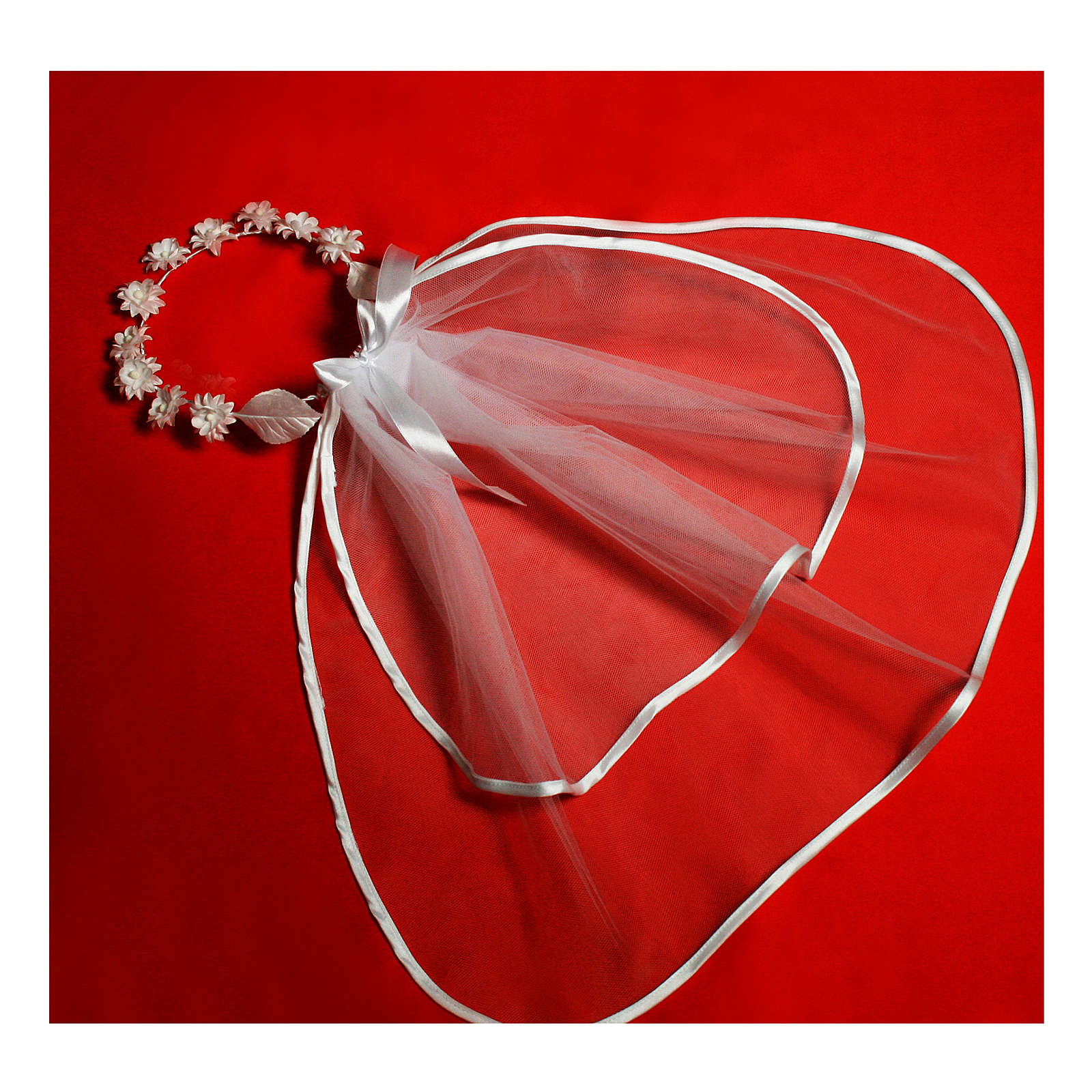 Voile pour Première Communion en tulle avec couronne | vente en ligne ...