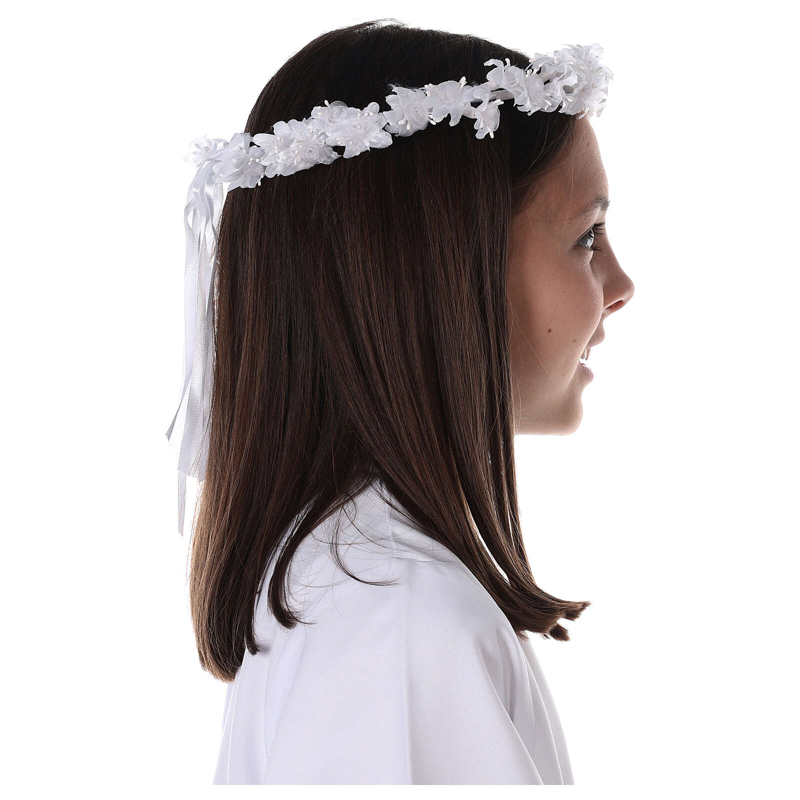 Flowery coronet with flowers | online sales on HOLYART.co.uk