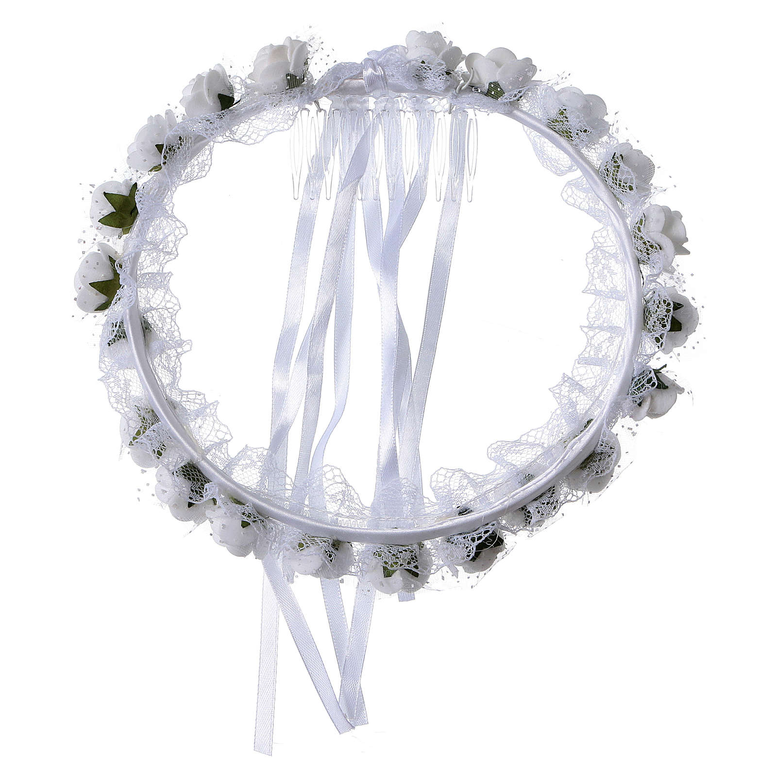 Couronne florale rose | vente en ligne sur HOLYART