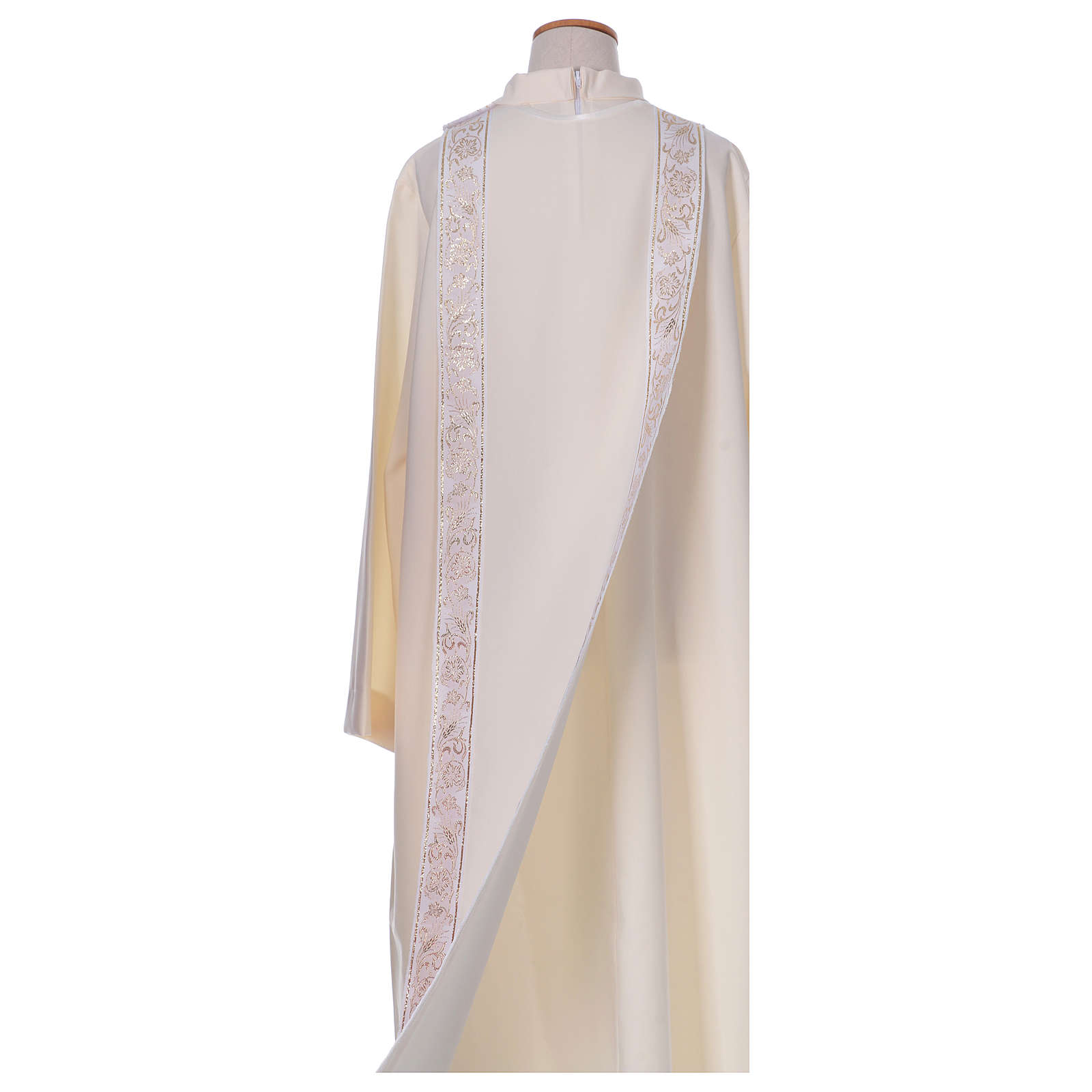 Communion tunic with chalice embroidery and scapular edged | online ...