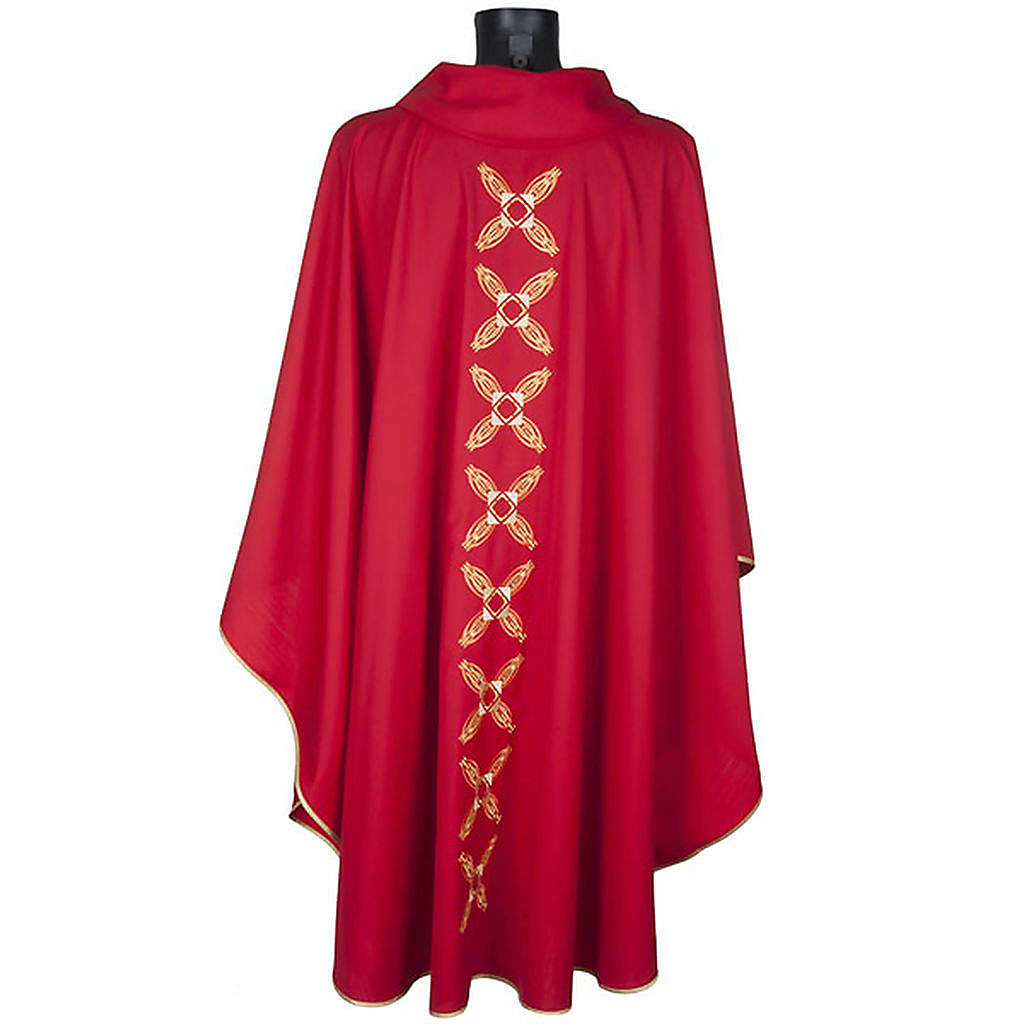 Chasuble and stole, red or pink | online sales on HOLYART.co.uk