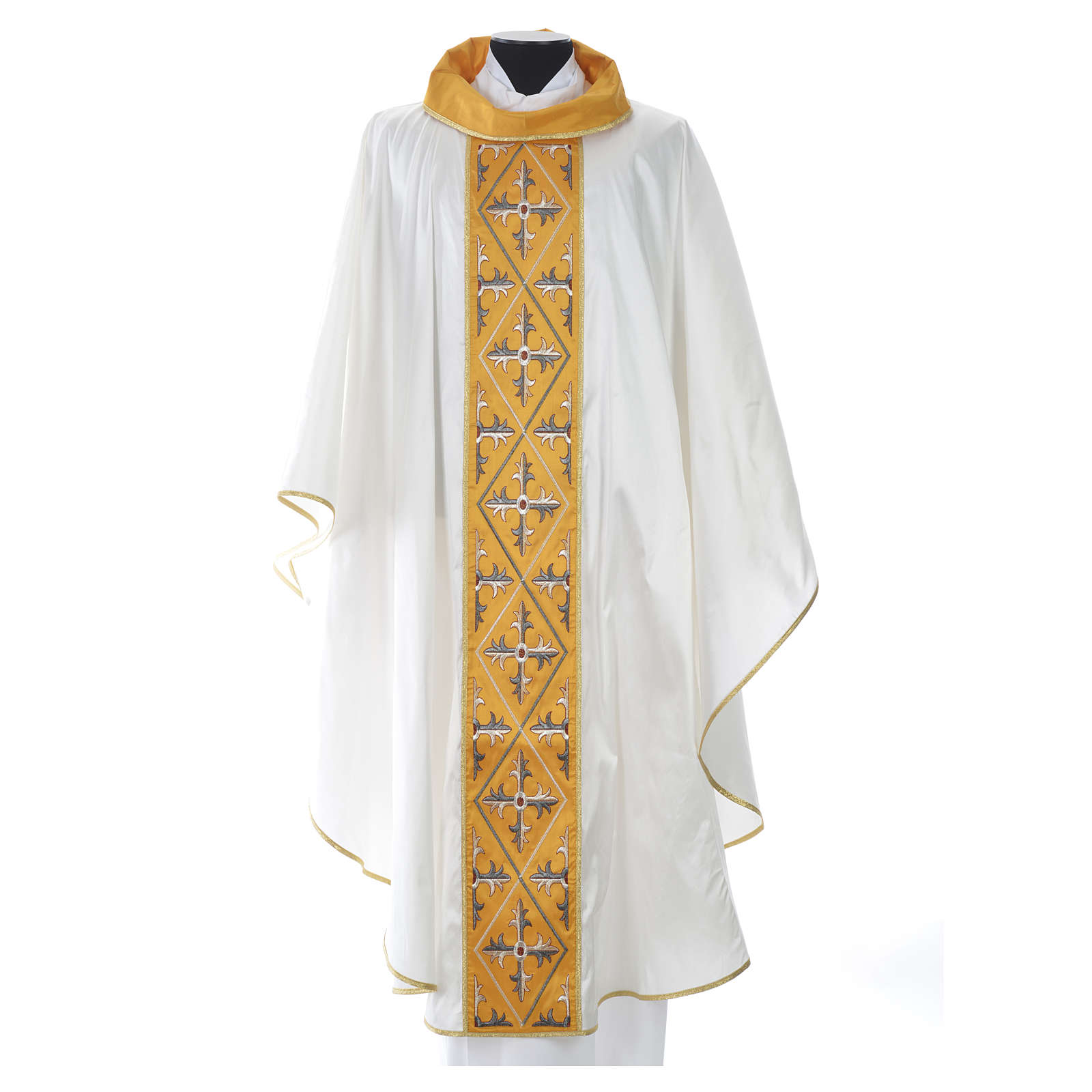 Catholic Priest Chasuble in 100% silk with cross design | online sales ...