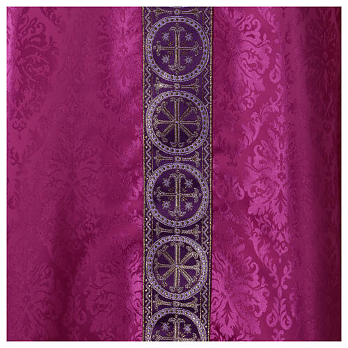 Semi-gothic chasuble with Christ monograms | online sales on HOLYART.com