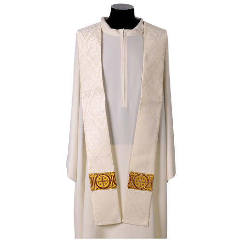 Semi-gothic chasuble with Christ monograms | online sales on HOLYART.com