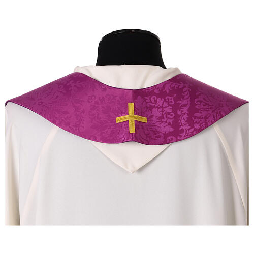 Semi-gothic chasuble with Christ monograms | online sales on HOLYART.com