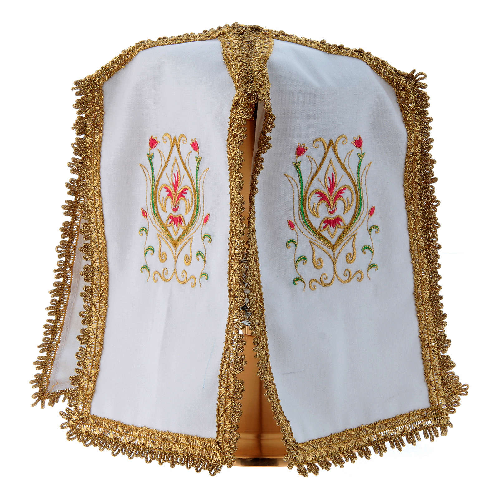 Ciborium veil with cross in pure cotton | online sales on HOLYART.co.uk