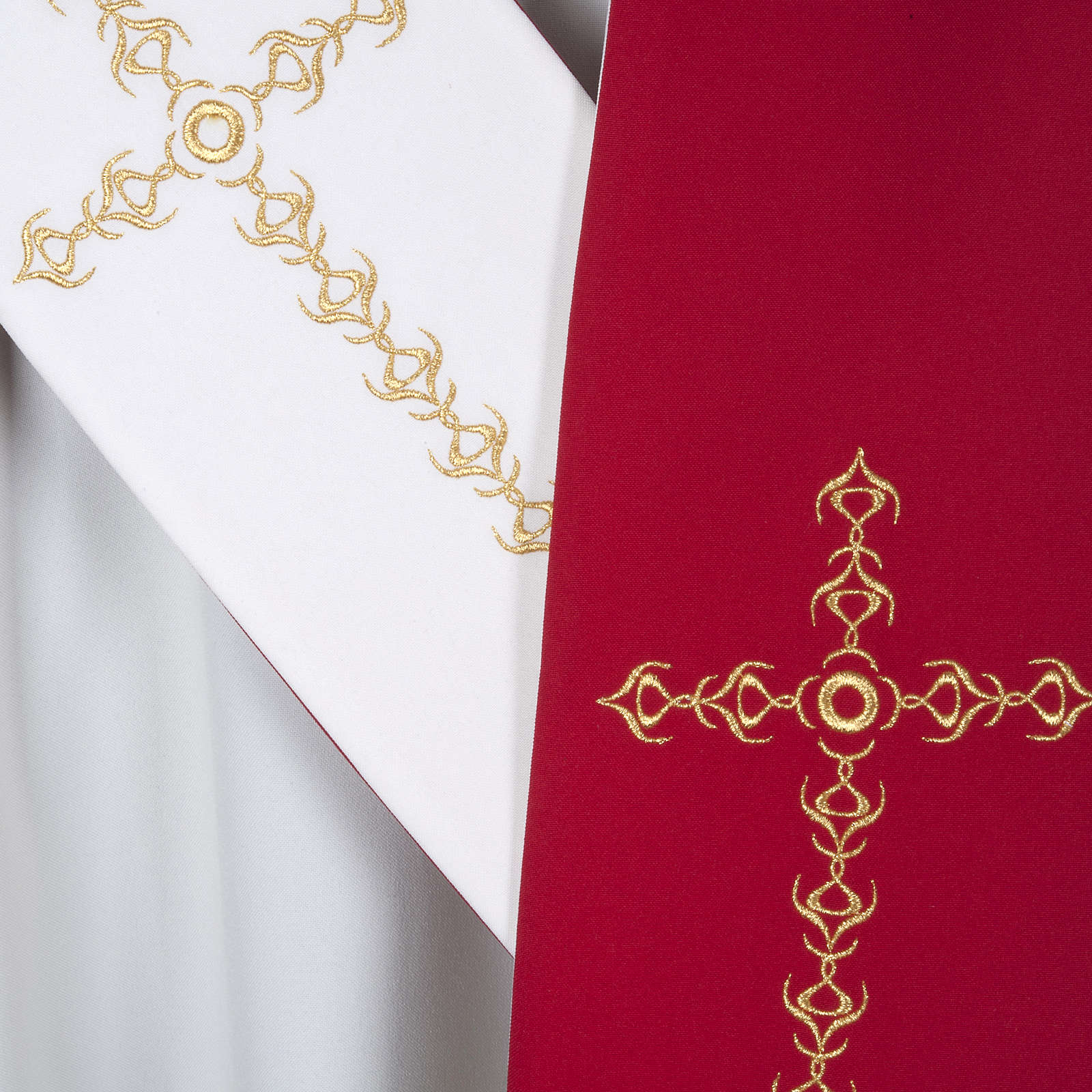 Overlay Clergy Stole with cross | online sales on HOLYART.com