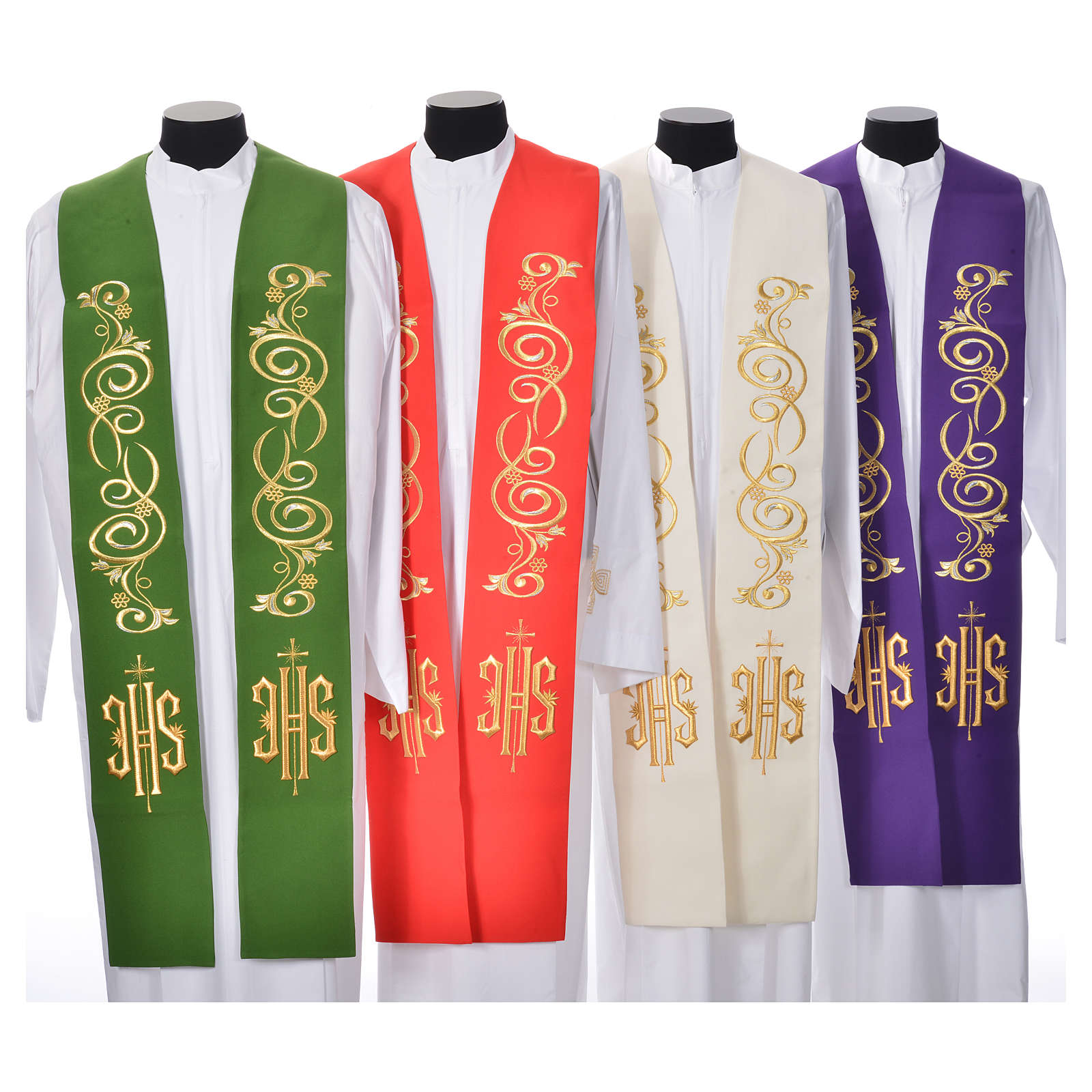 Minister Stole, 80% polyester 20% wool with IHS decoration | online ...