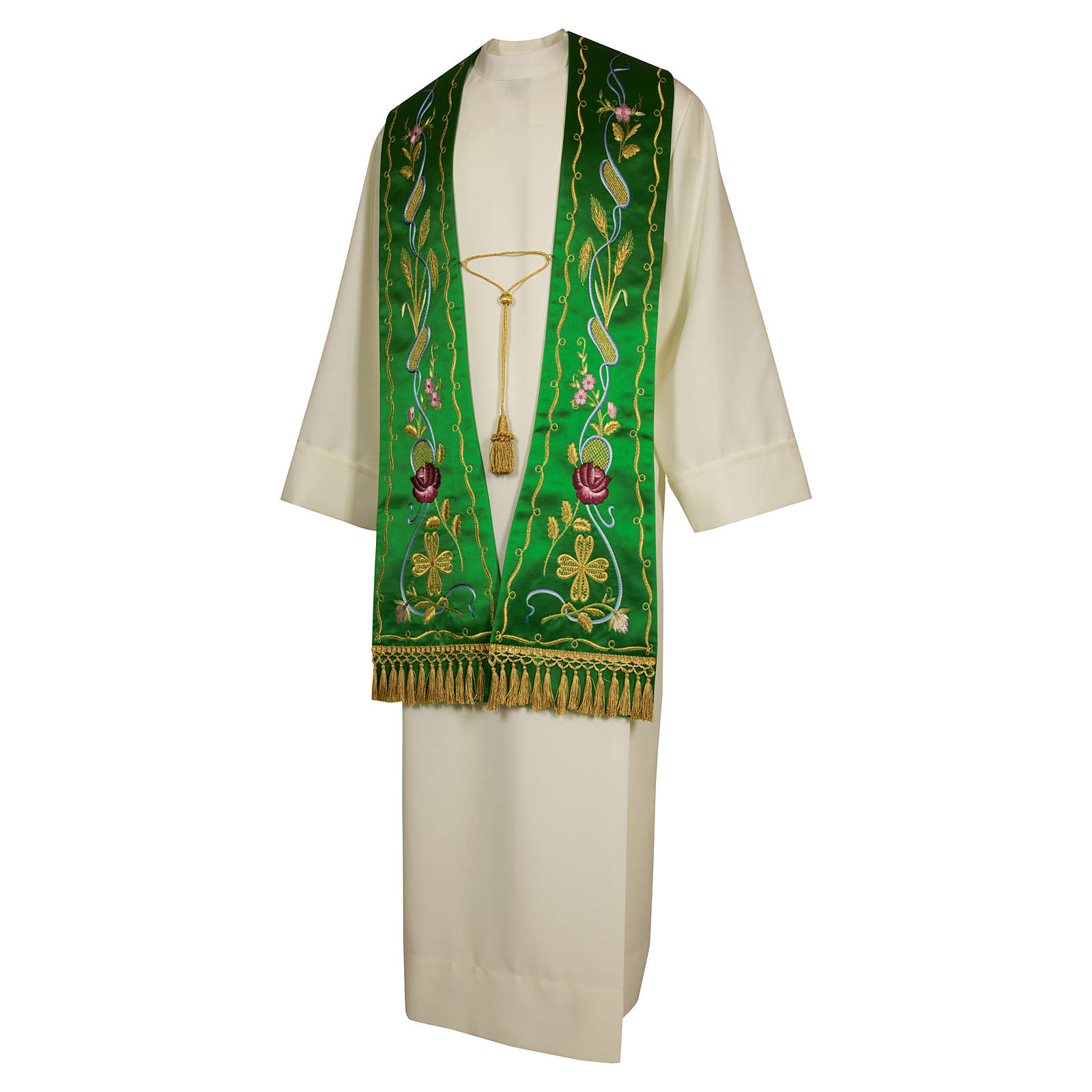 Embroidered Orphrey gothic style in pure natural silk | online sales on ...