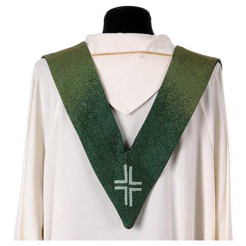 Stola Cristo Pantocratore a punta quattro colori liturgici | vendita ...