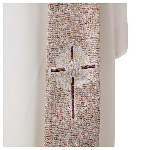 Stole with Eucharistic symbols, 4 liturgical colours | online sales on ...