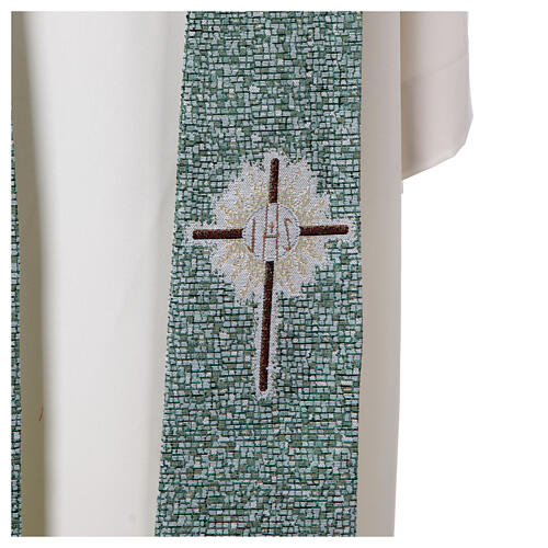 Stole Eucharistic symbols background 4 liturgical colors | online sales ...