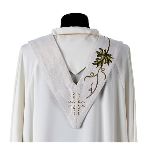 Pointed stole with symbols of wheat and grapes in 4 colors | online ...