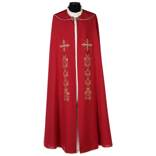 Roman cope 100% polyester with machine embroidery and decorations Gamma ...