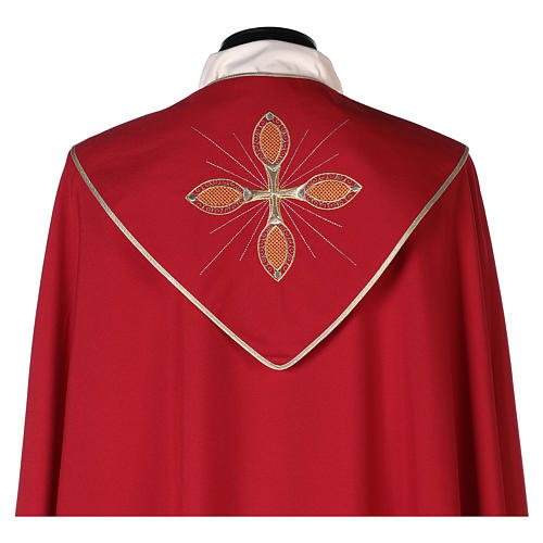 Roman cope 100% polyester with machine embroidery and decorations Gamma ...