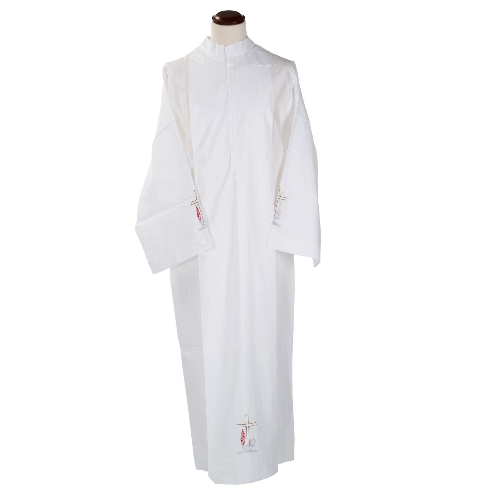 Catholic Alb with cross and lamp in wool | online sales on HOLYART.com