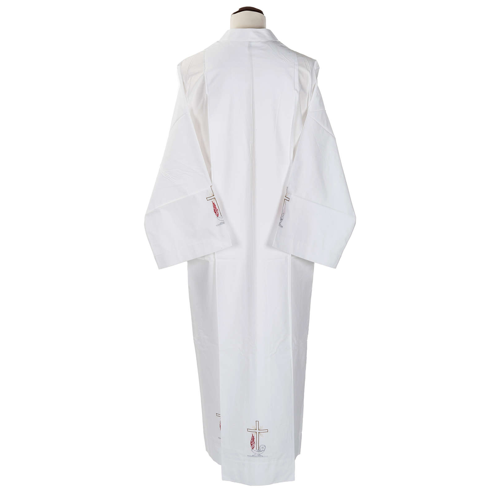 Catholic Alb with cross and lamp in wool | online sales on HOLYART.com