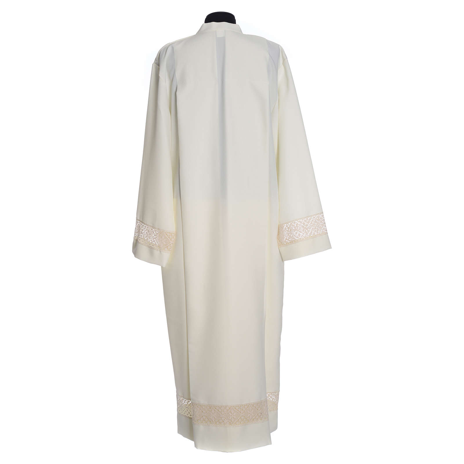 Deacon alb with embroidered on sleeves with lace bands in | online ...