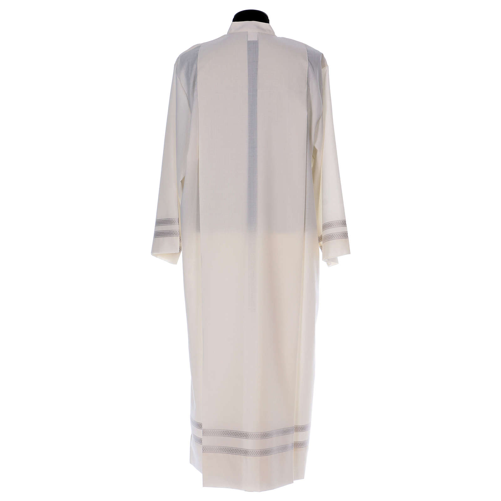 Clerical Alb in wool and polyester with double twisted yarn, | online ...