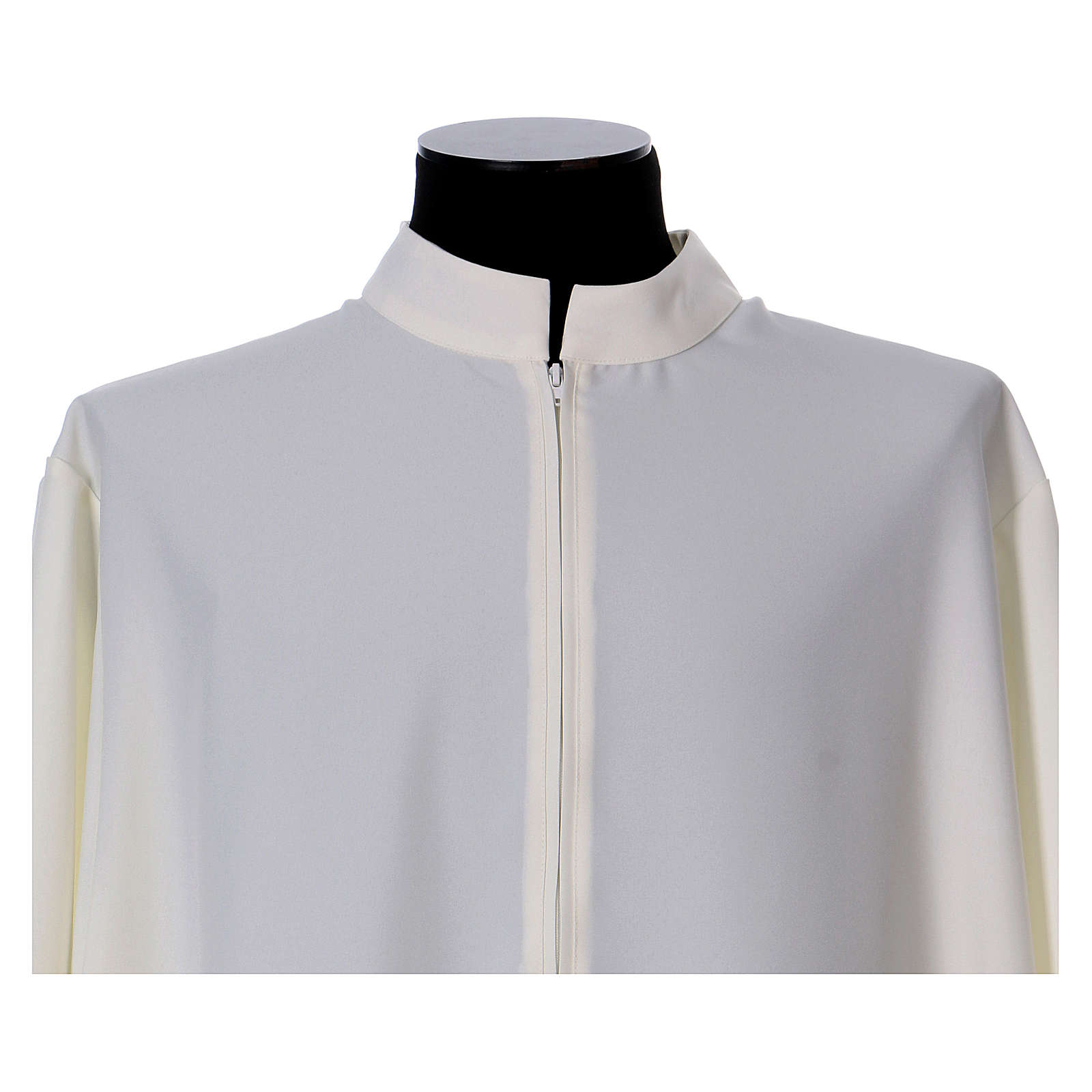 Clergy Alb with stand-up collar and ears of wheat embroidery | online ...