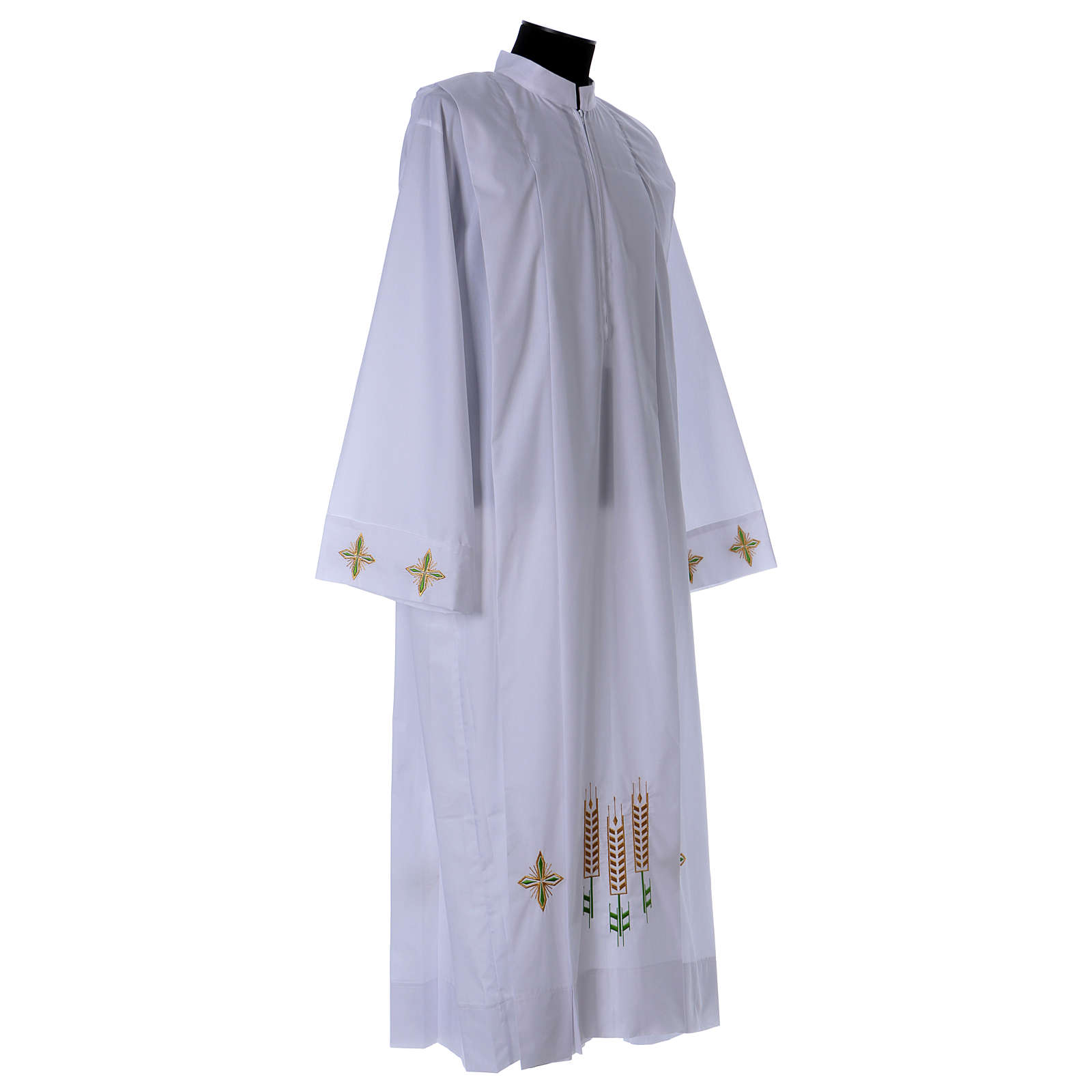 Deacon alb with ears of wheat 65% polyester and 35% cotton | online ...