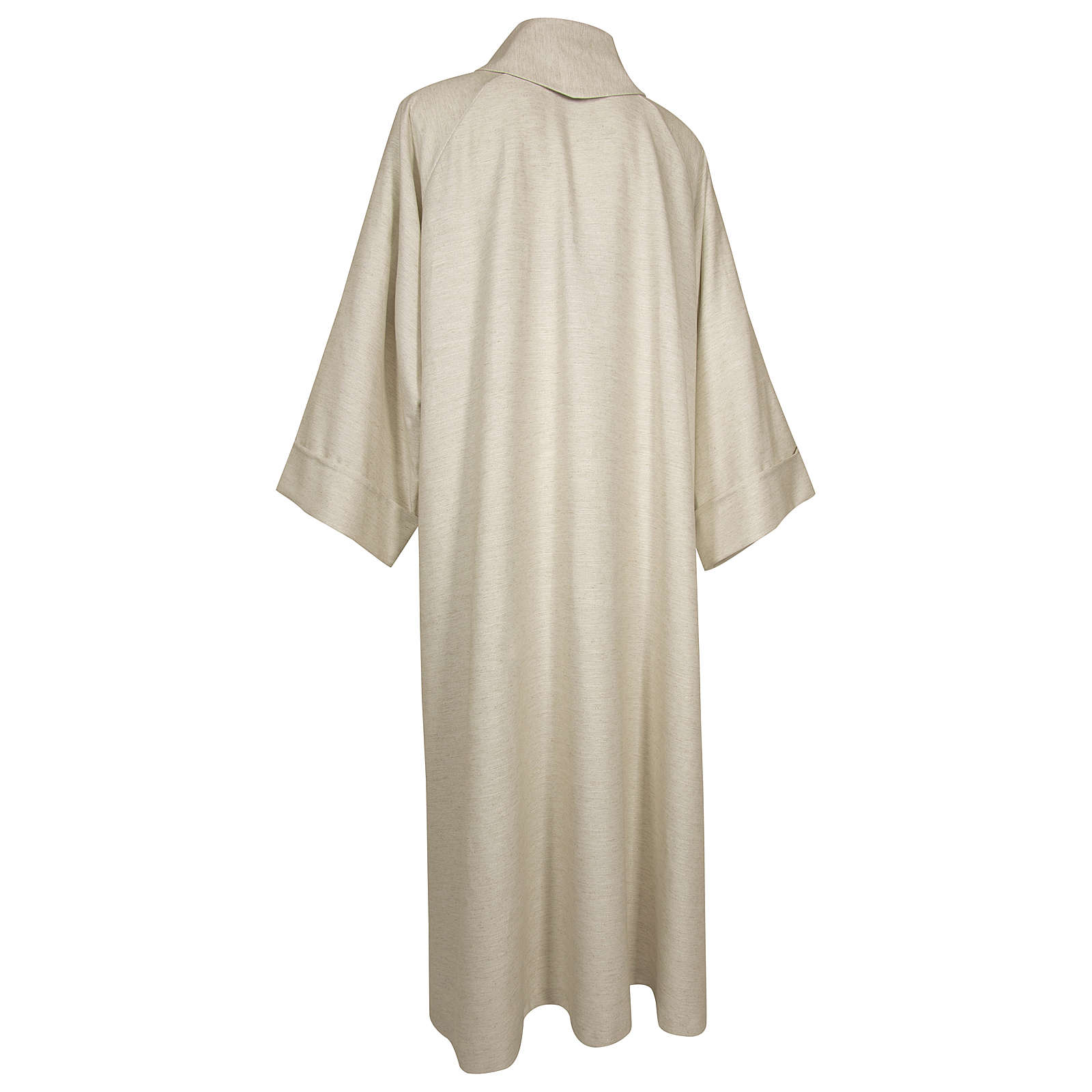 Catholic Alb in viscose with collar, flared cowl model | online sales ...