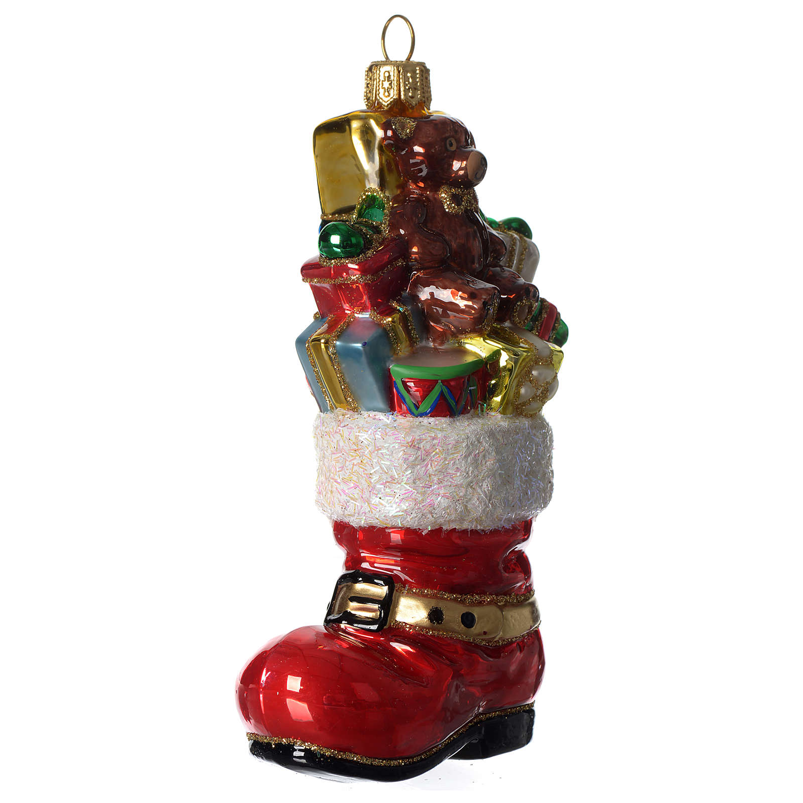 Santa's boot, Christmas tree decoration in blown glass | online sales ...