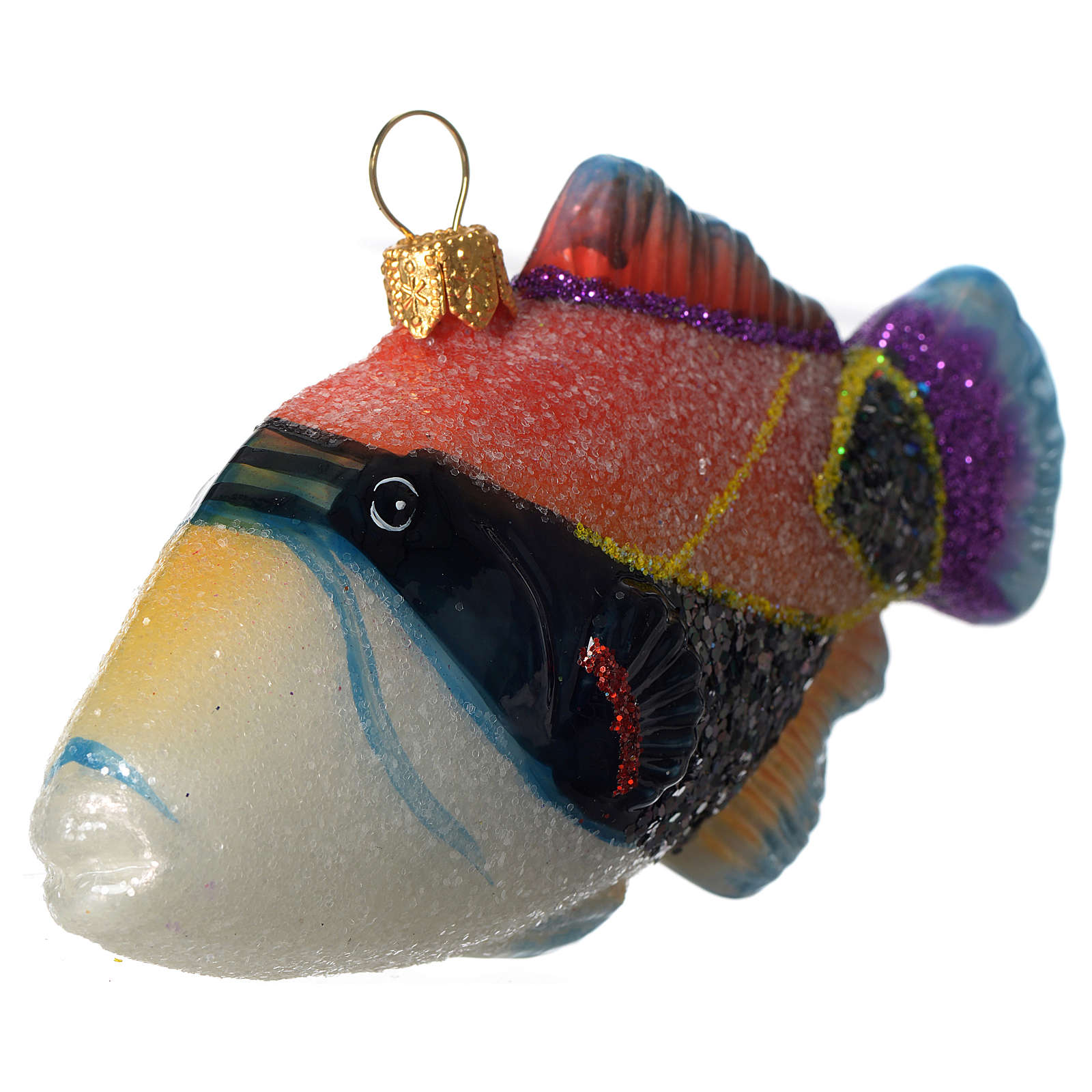 Pez Ballesta adorno vidrio soplado Árbol Navidad | venta online en HOLYART