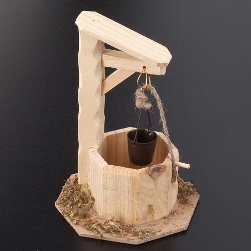 Pozo de madera 10 x 10 x 15 cm. | venta online en HOLYART