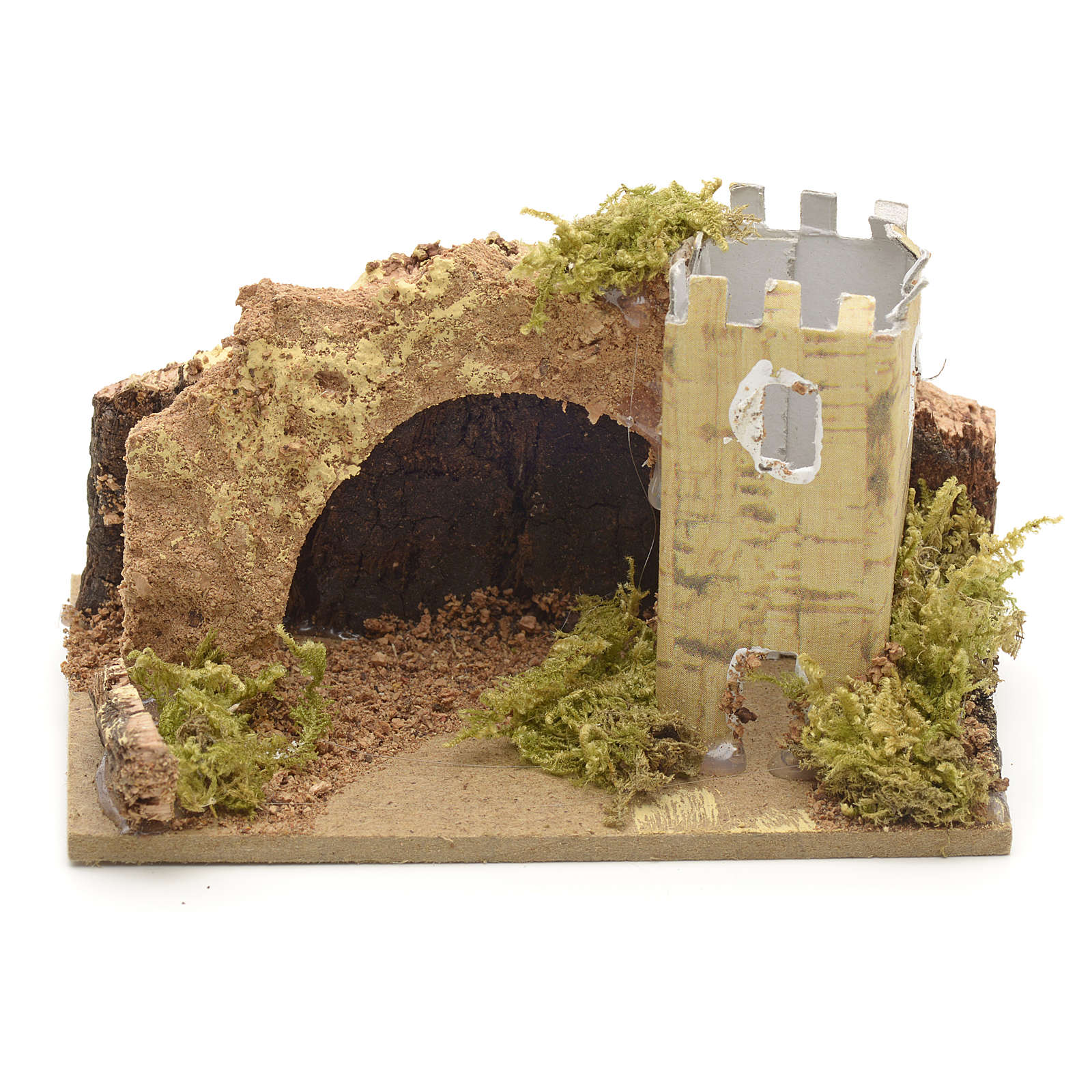 Nativity setting, tower with arch 10x6cm | online sales on HOLYART.co.uk