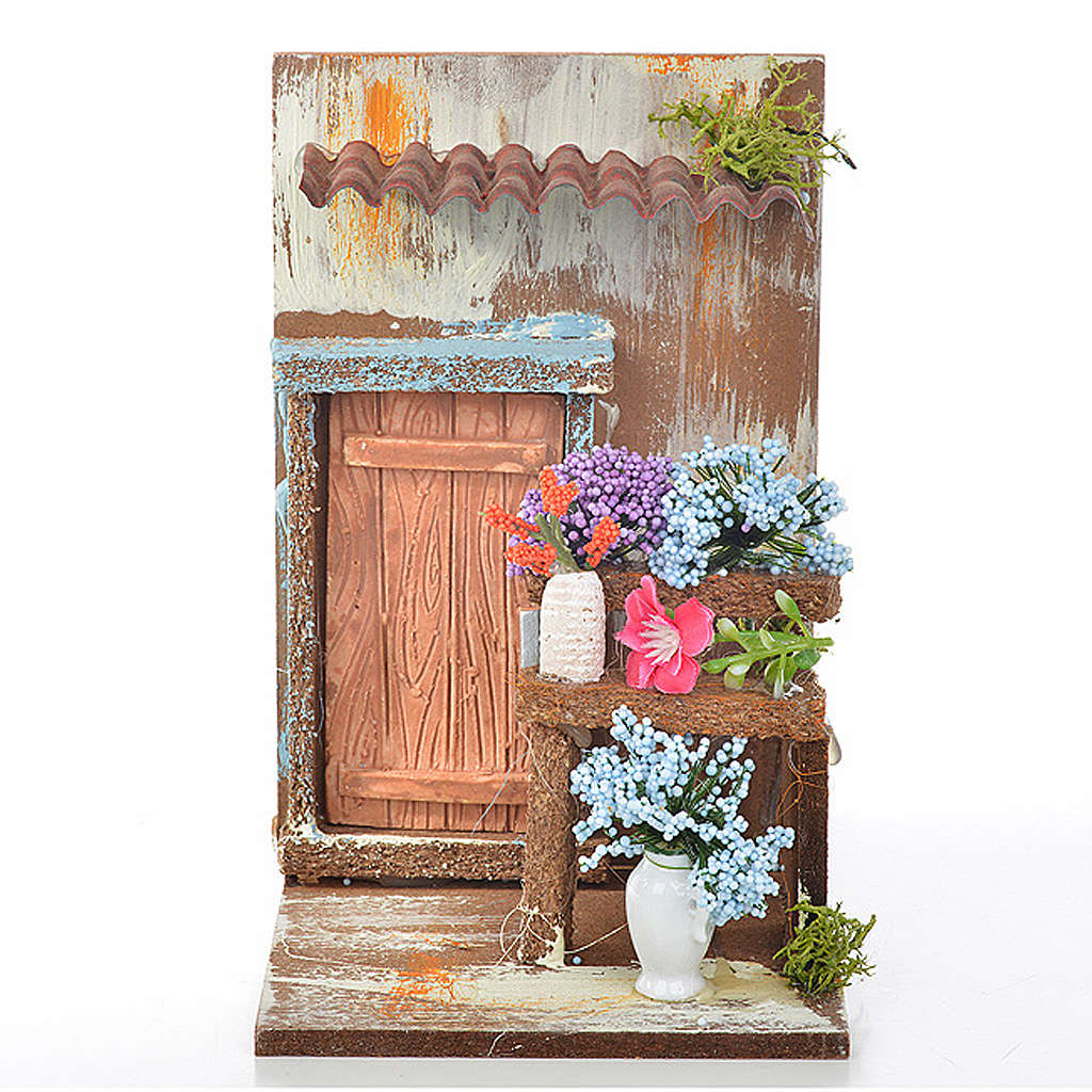 Décor crèche fleuriste 9,5x9,5x15 | vente en ligne sur HOLYART