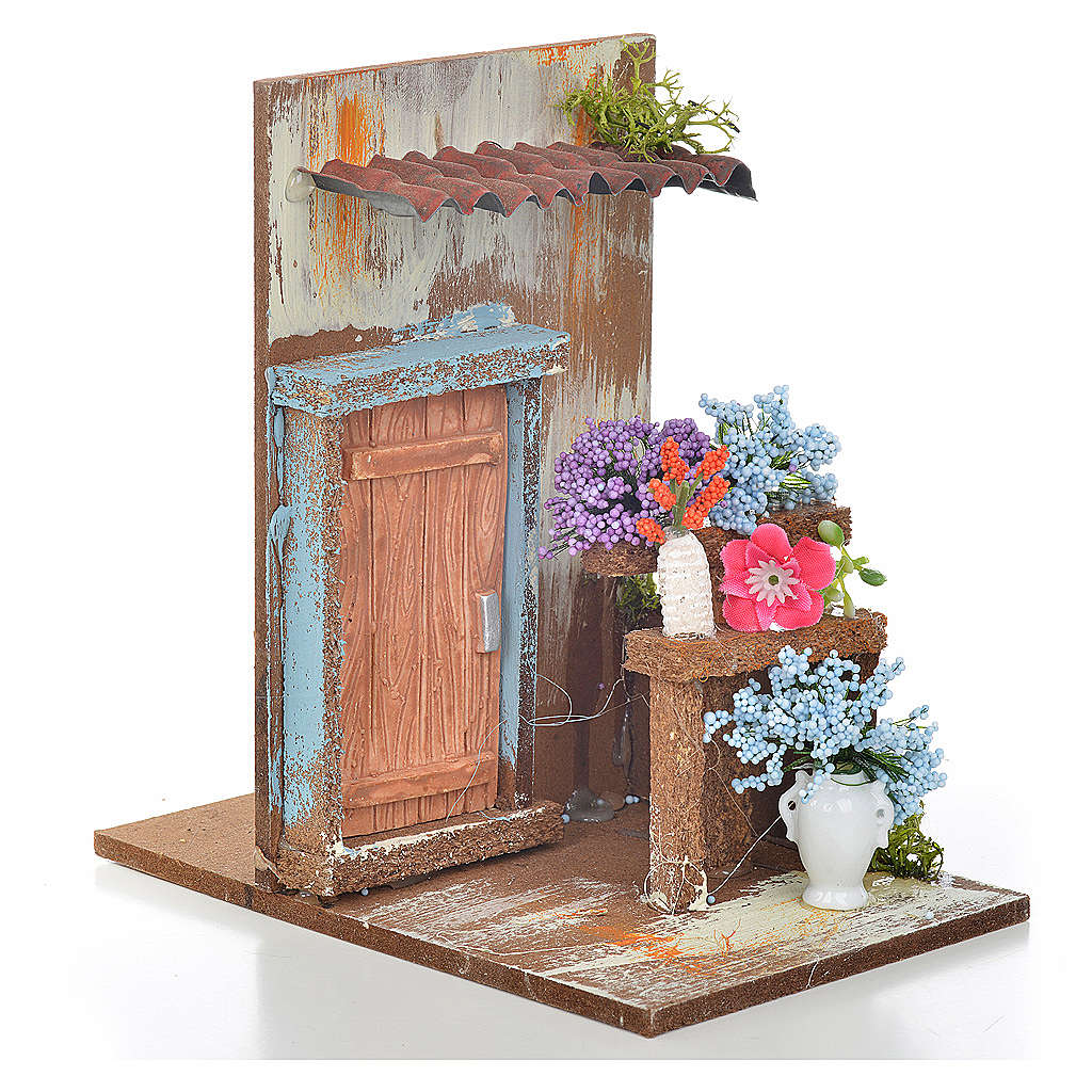 Décor crèche fleuriste 9,5x9,5x15 | vente en ligne sur HOLYART
