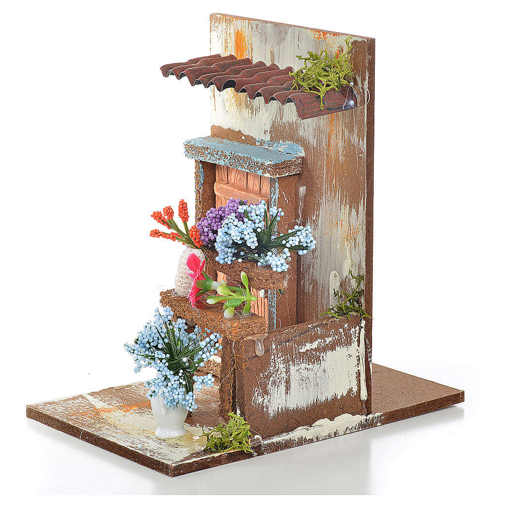 Décor crèche fleuriste 9,5x9,5x15 | vente en ligne sur HOLYART