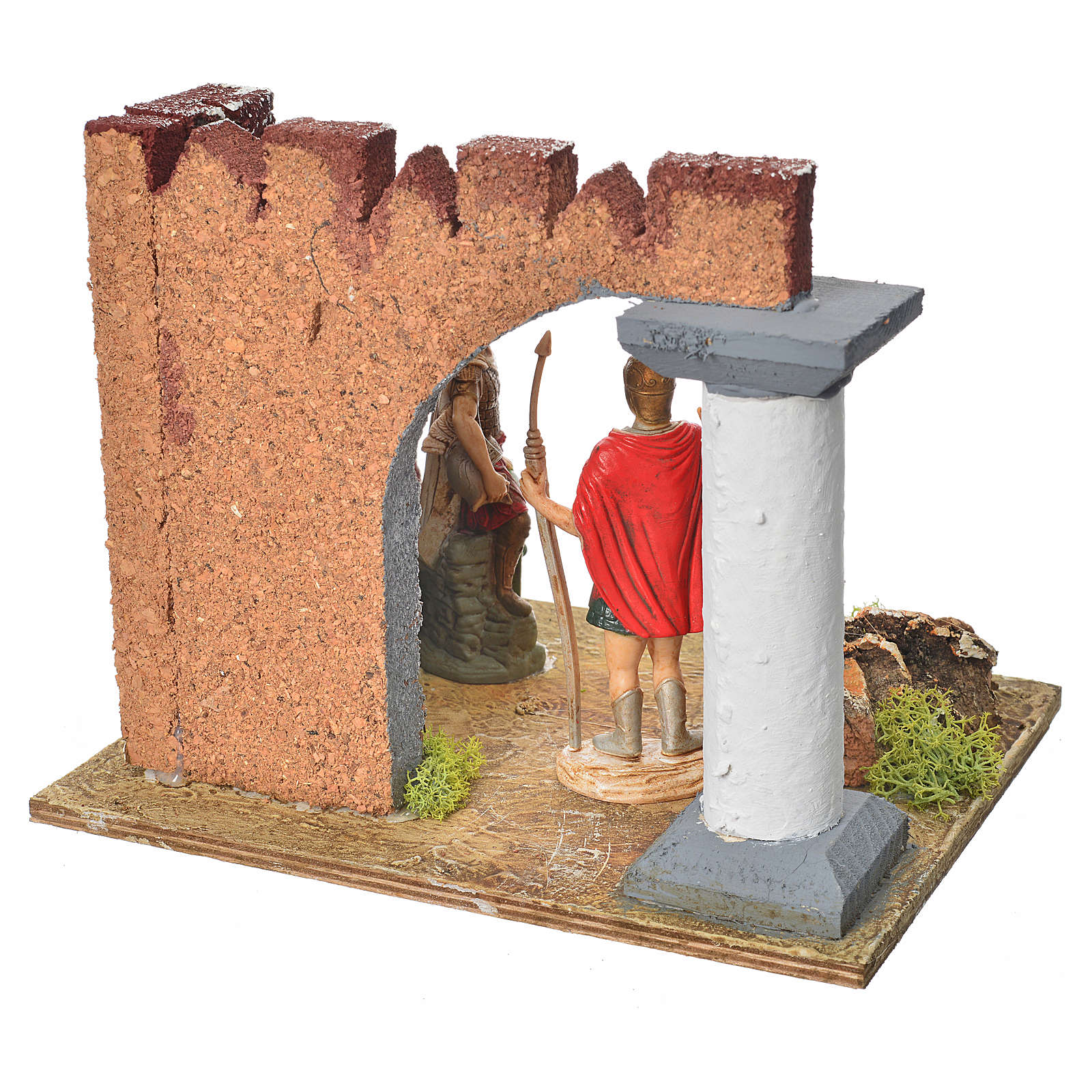 Nativity setting, Roman guards and castle wall | online sales on ...