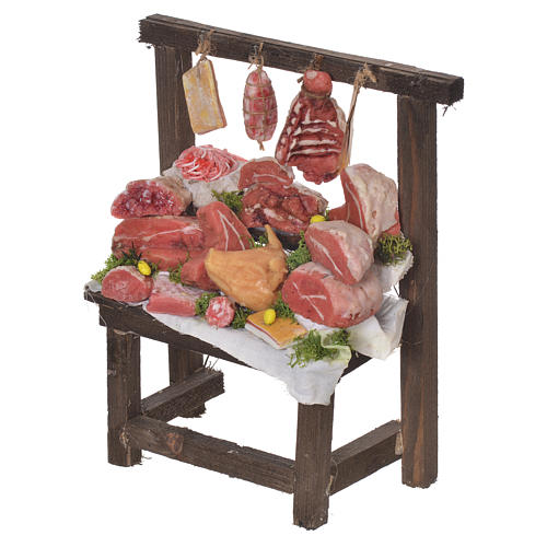 Metzger Stand aus Wachs für Krippe 22x16,5x8cm | Online-Verkauf bei ...